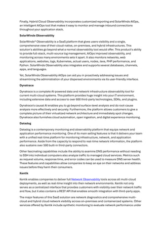 Network Observability – 5 Best Platforms for Observability | PDF
