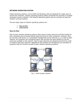 Network Operating System | PDF