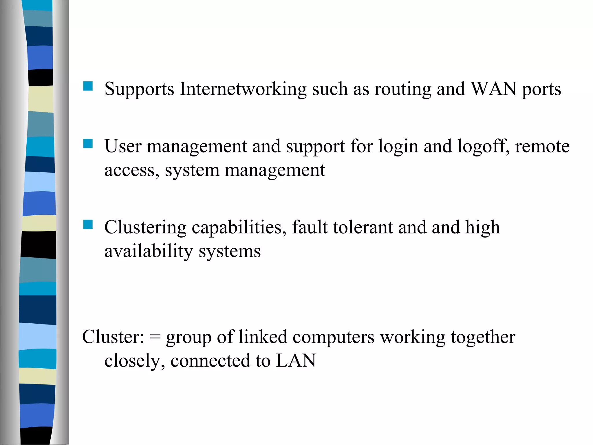 Network operating systems | PPT