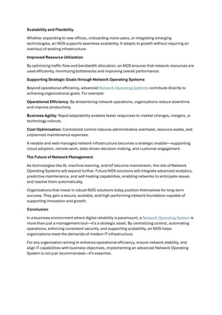 Next-Gen Network Operating Systems: Trends and Innovations | PDF