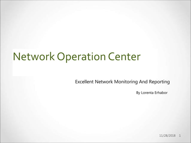 Network Operations Center | PPTX