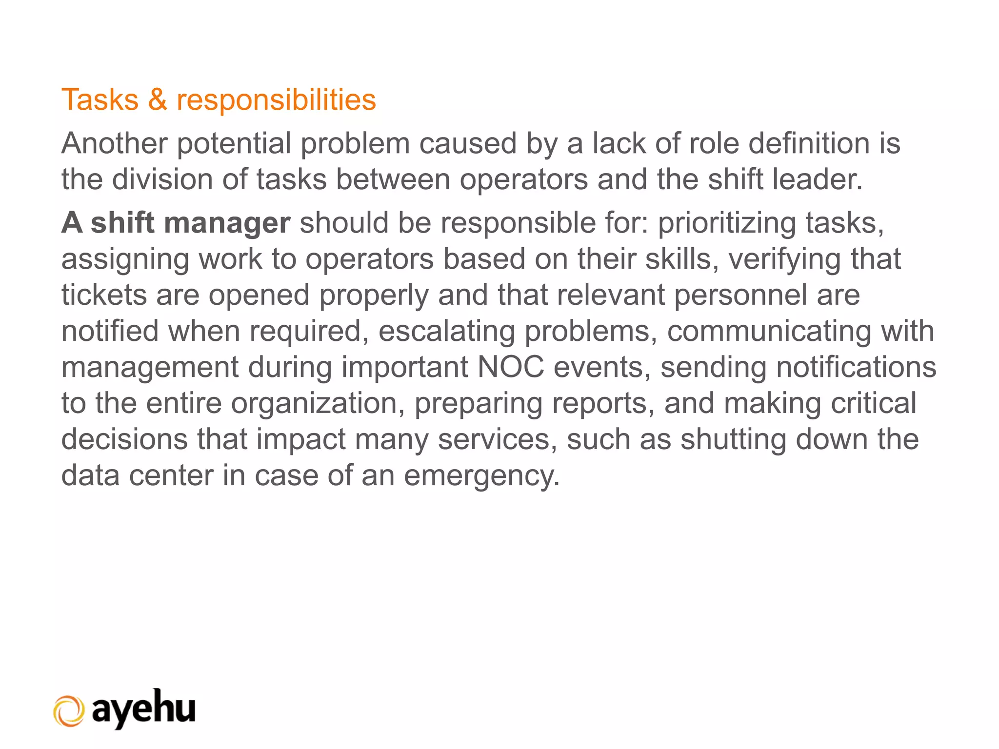Network operations center best practices (3) | PDF