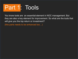 Network operations center best practices (3) | PDF