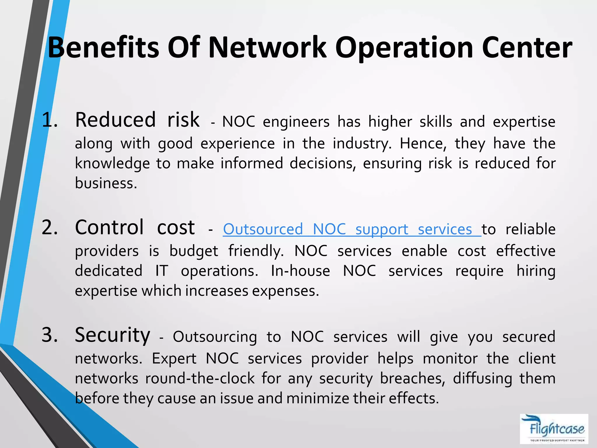 Network operations center (noc) | PPTX