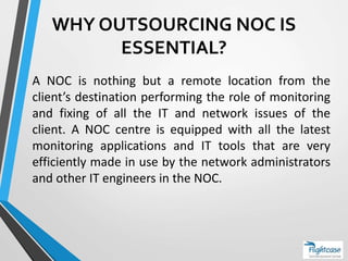 Network operations center (noc) | PPTX