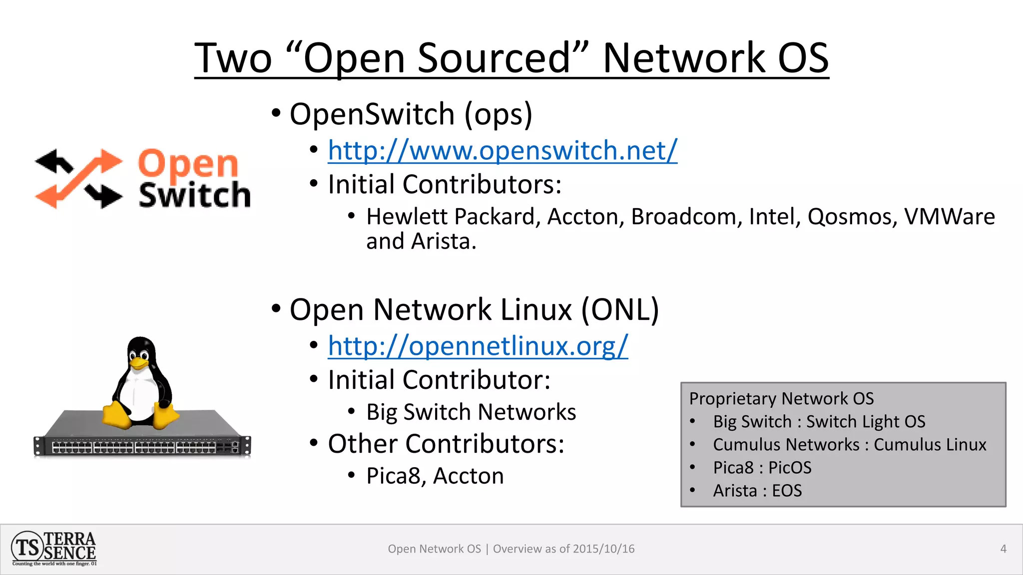 Open Network OS Overview as of 2015/10/16 | PDF