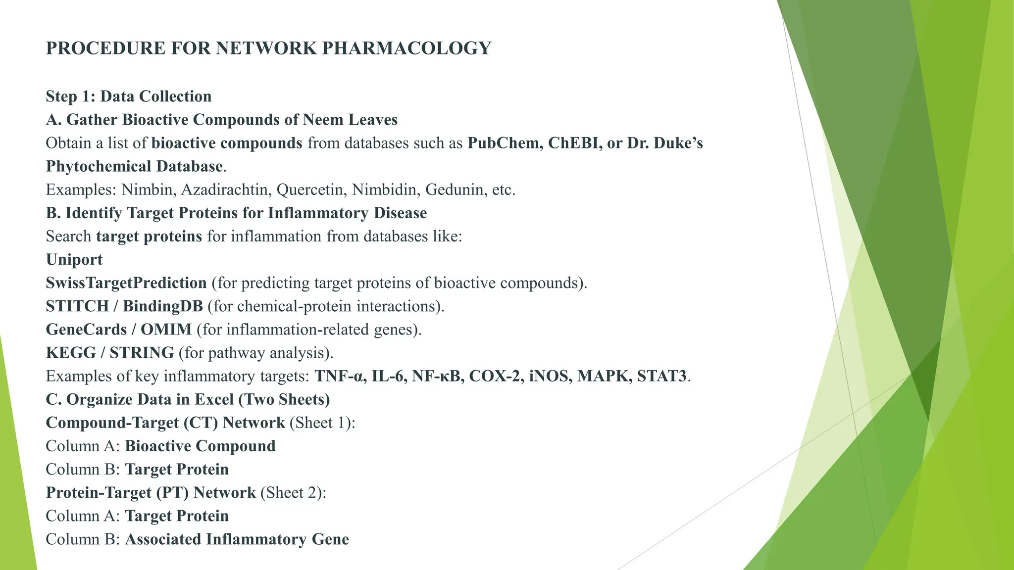 NETWORK PharmaCOLOGY. Pharmacology dept. | PDF