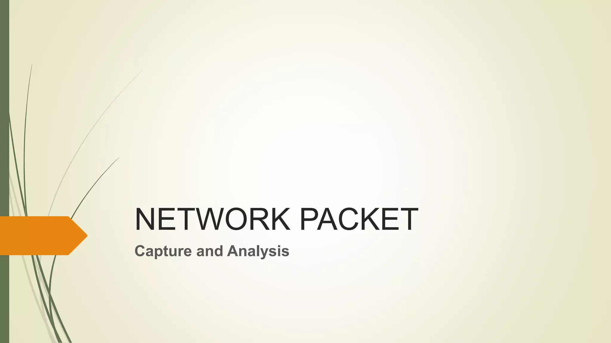 Network Packet Analysis Capture And Analysis Pptx Computer