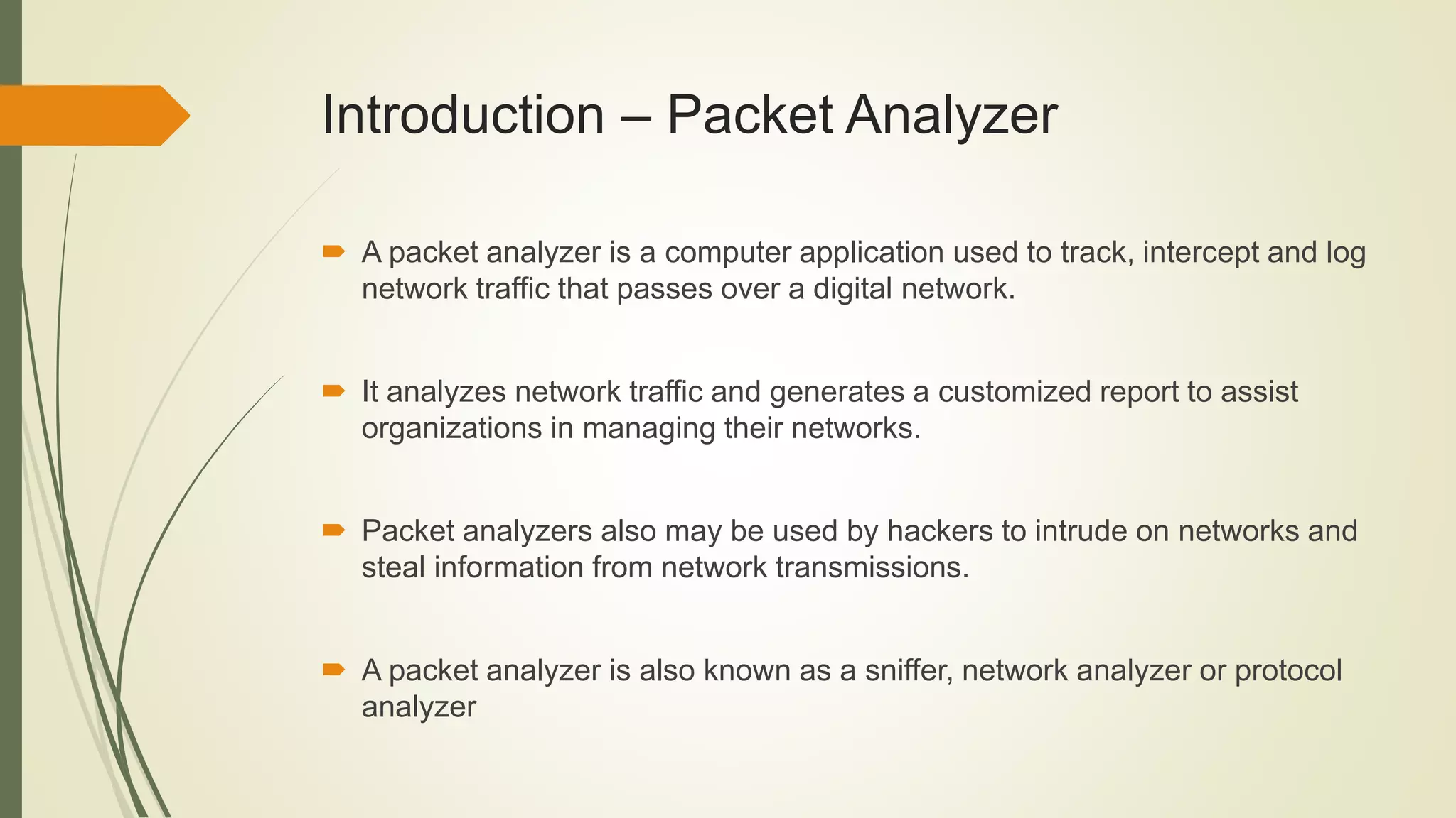 Network packet analysis -capture and Analysis | PPTX