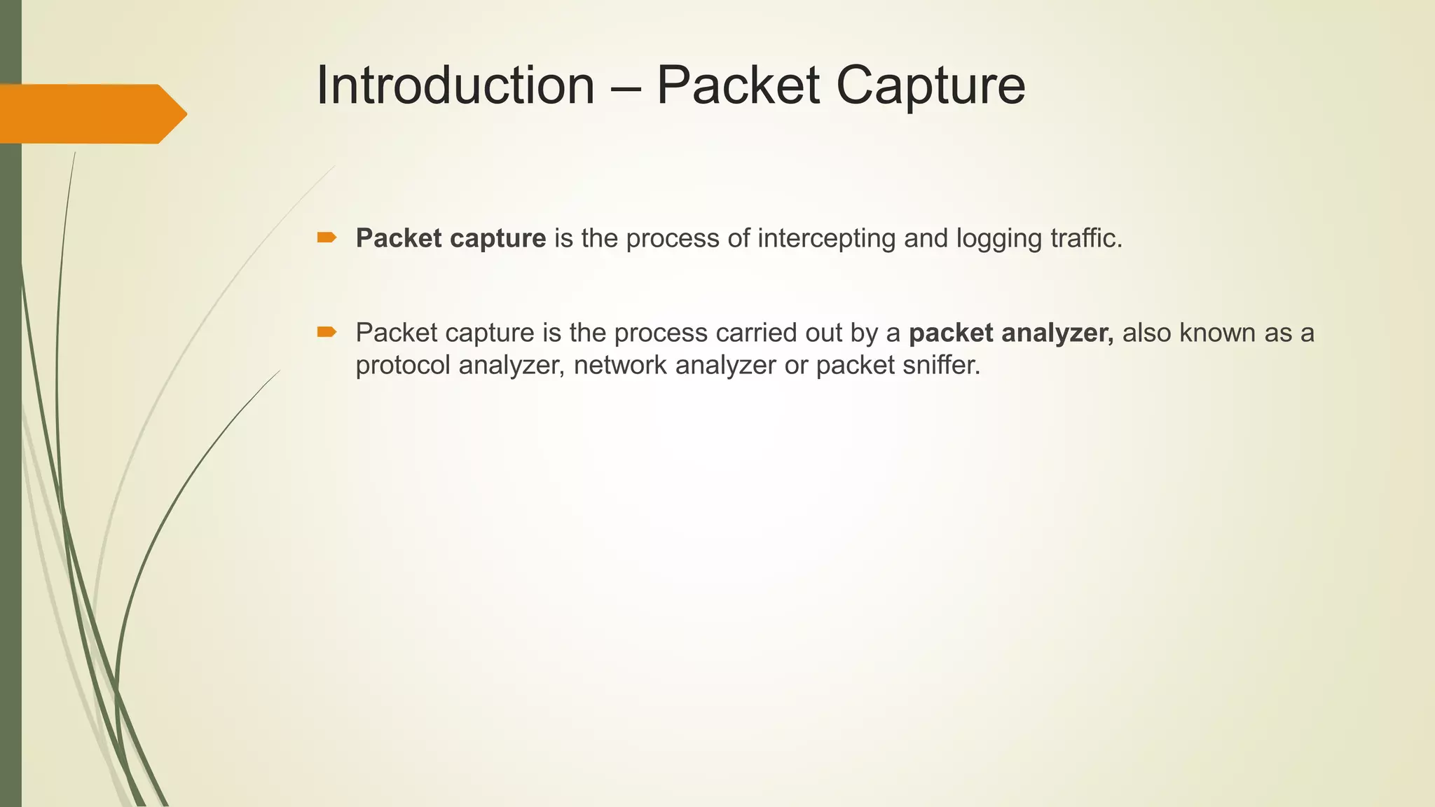 Network packet analysis -capture and Analysis | PPT Network packet analysis -capture and Analysis | PPT