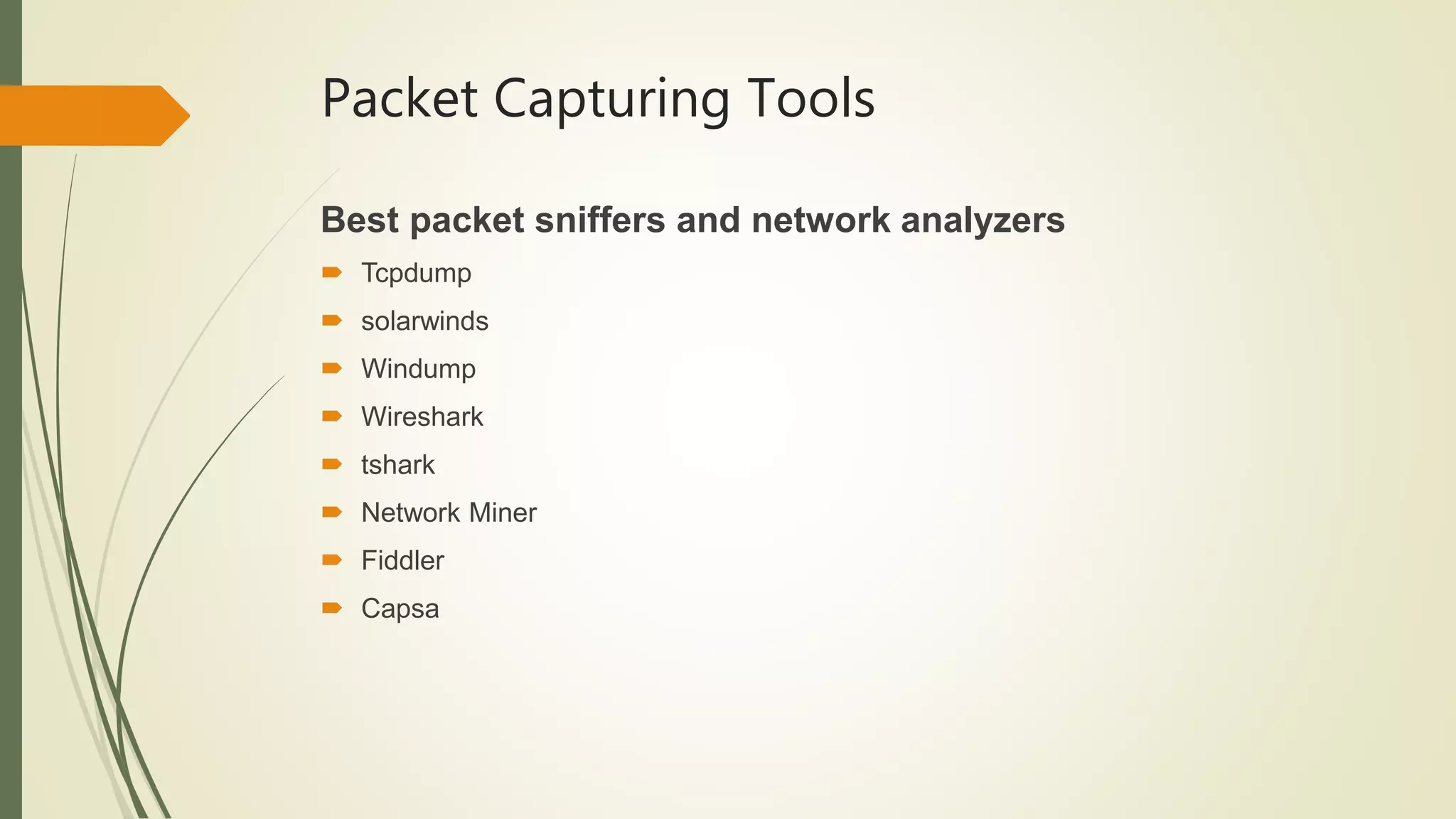 Network Packet Analysis Capture And Analysis Pptx Computer