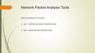 Network packet analysis -capture and Analysis | PPTX | Computer Networking | Computing