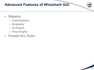 Network Packet Analysis with Wireshark | PPTX | Computer Networking | Computing