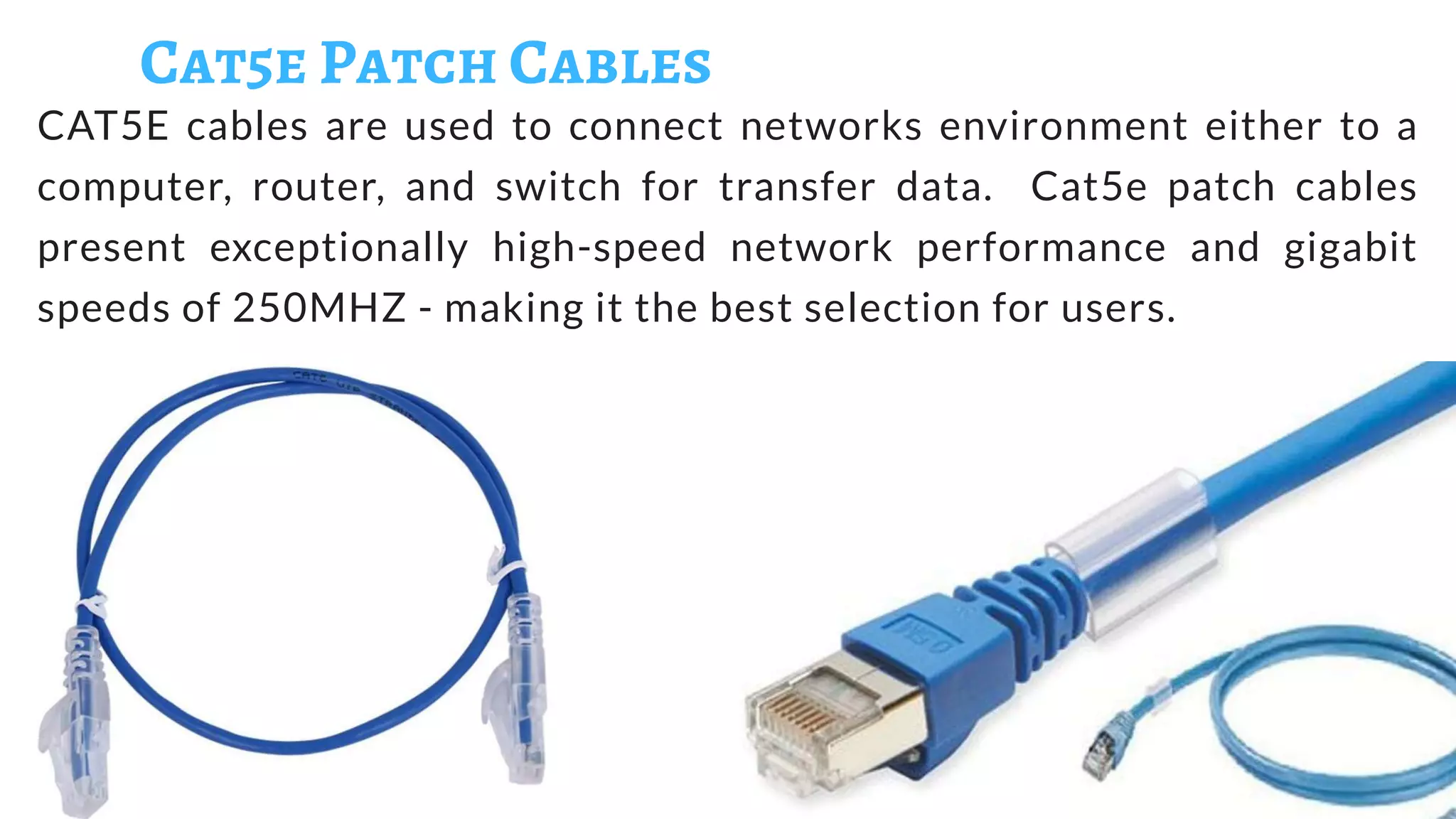 Cat5E Network Patch Cables | PPT