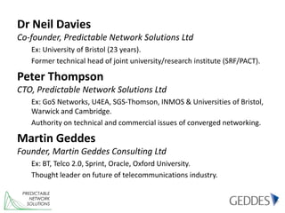 Fundamentals of network performance engineering | PPTX