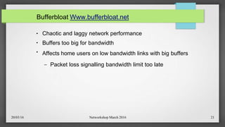 Network performance lessons from the coal face - Networkshop44 | PPT