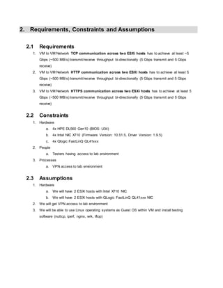 Network performance test plan_v0.3 | DOCX