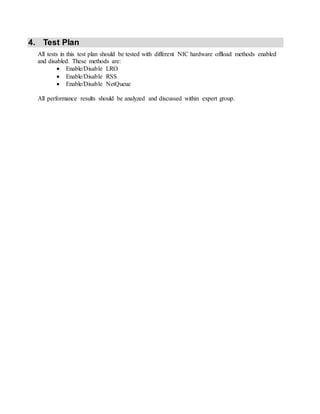 Network performance test plan_v0.3 | DOCX