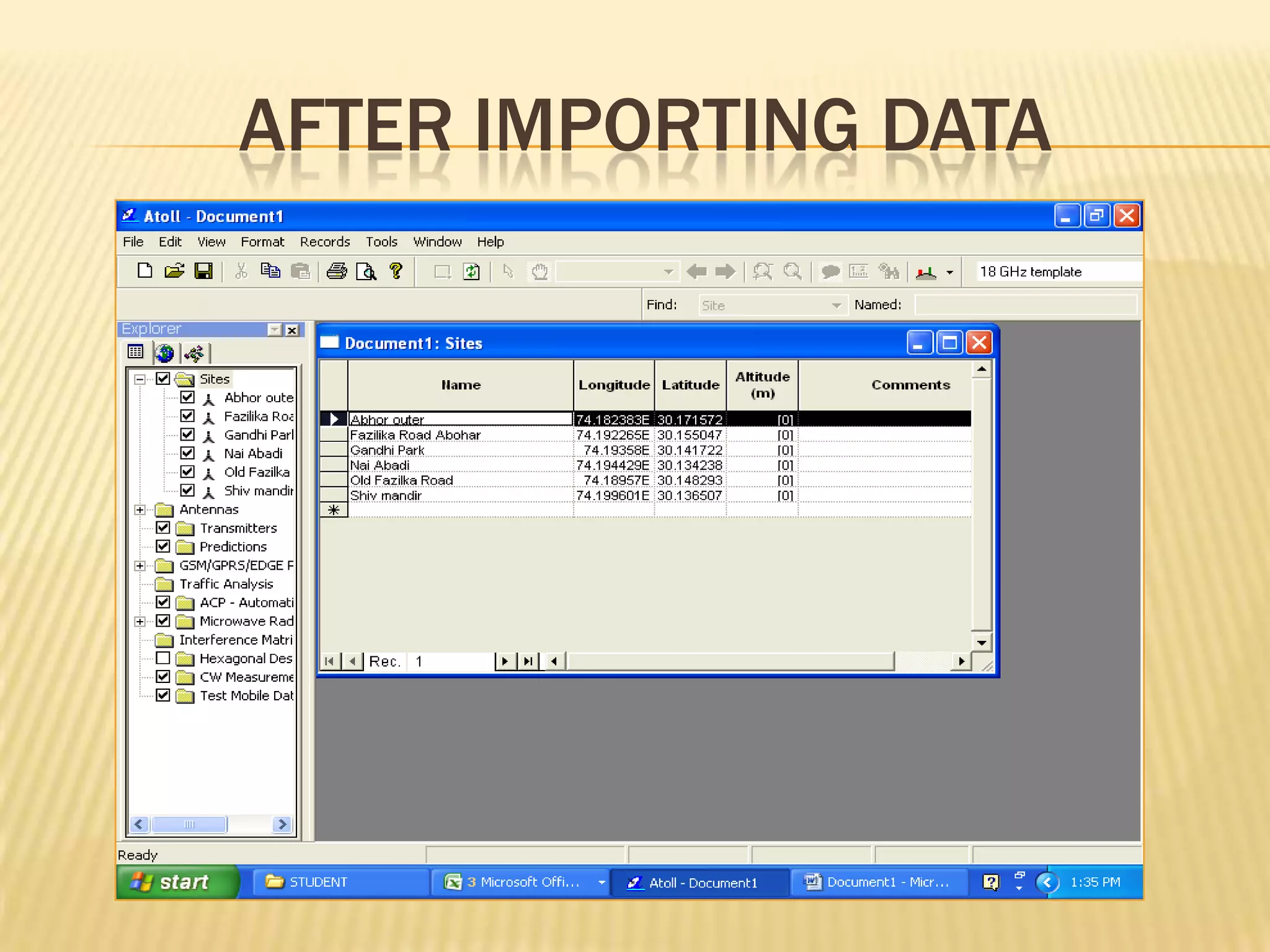 Network planning and optimization using atoll | PPTX