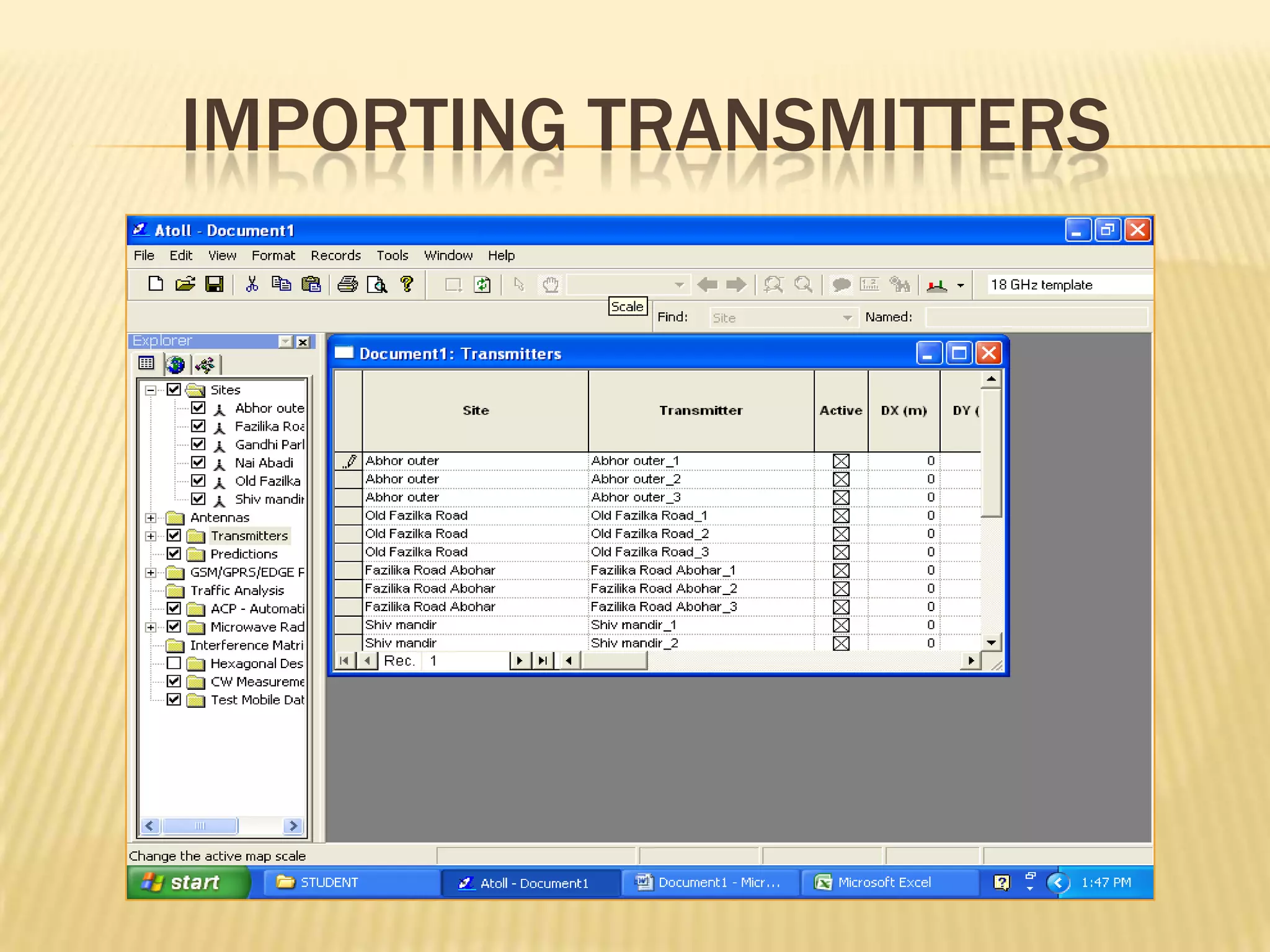 Network planning and optimization using atoll | PPTX