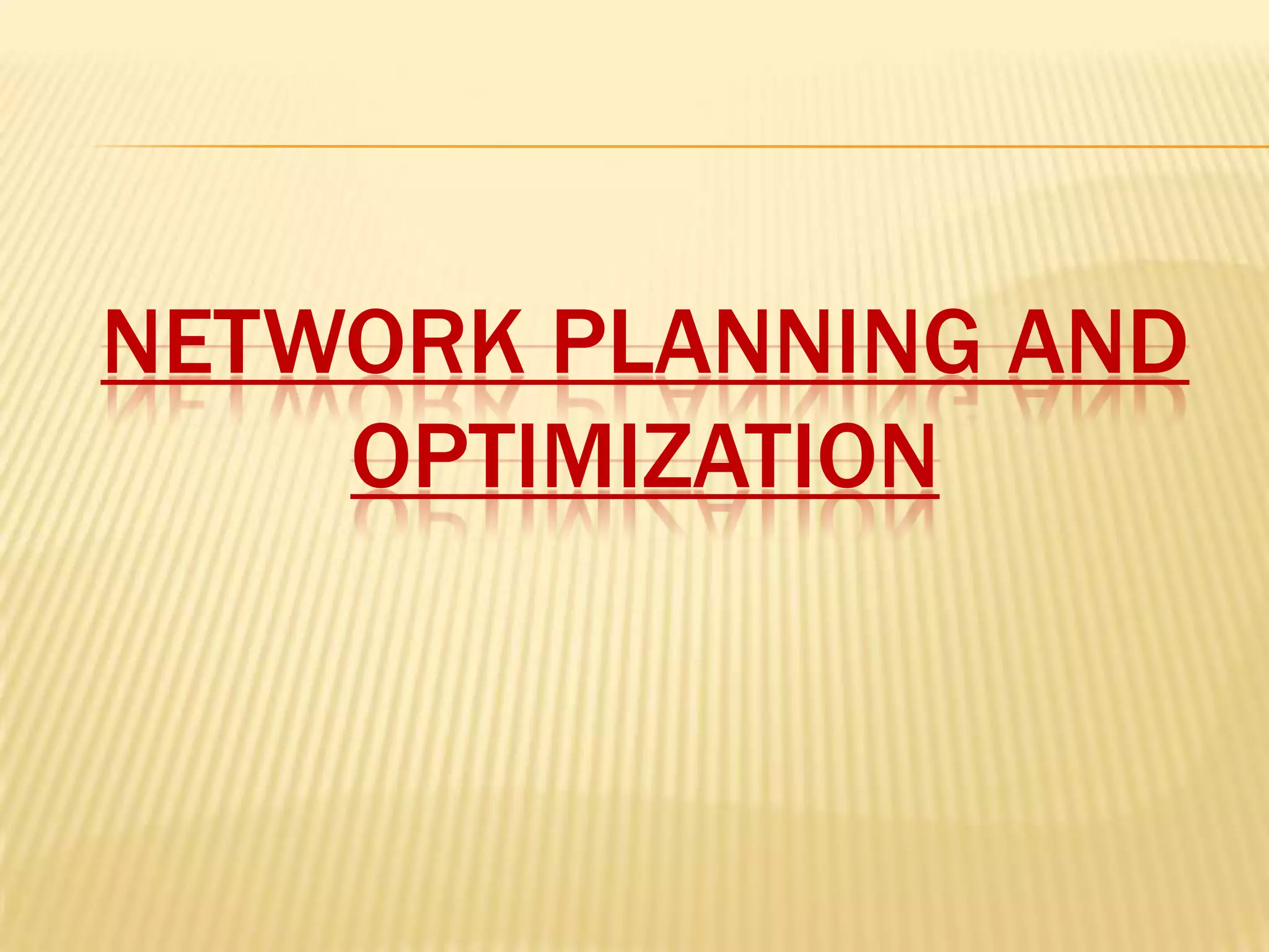 Network planning and optimization using atoll | PPTX