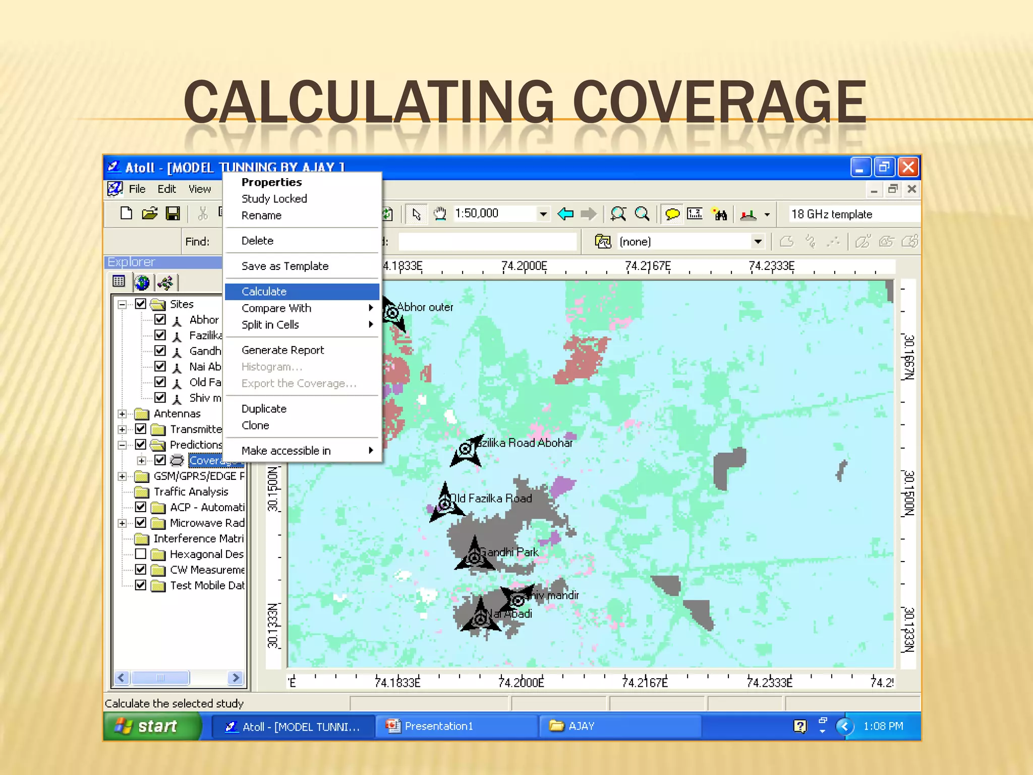 Network planning and optimization using atoll | PPTX