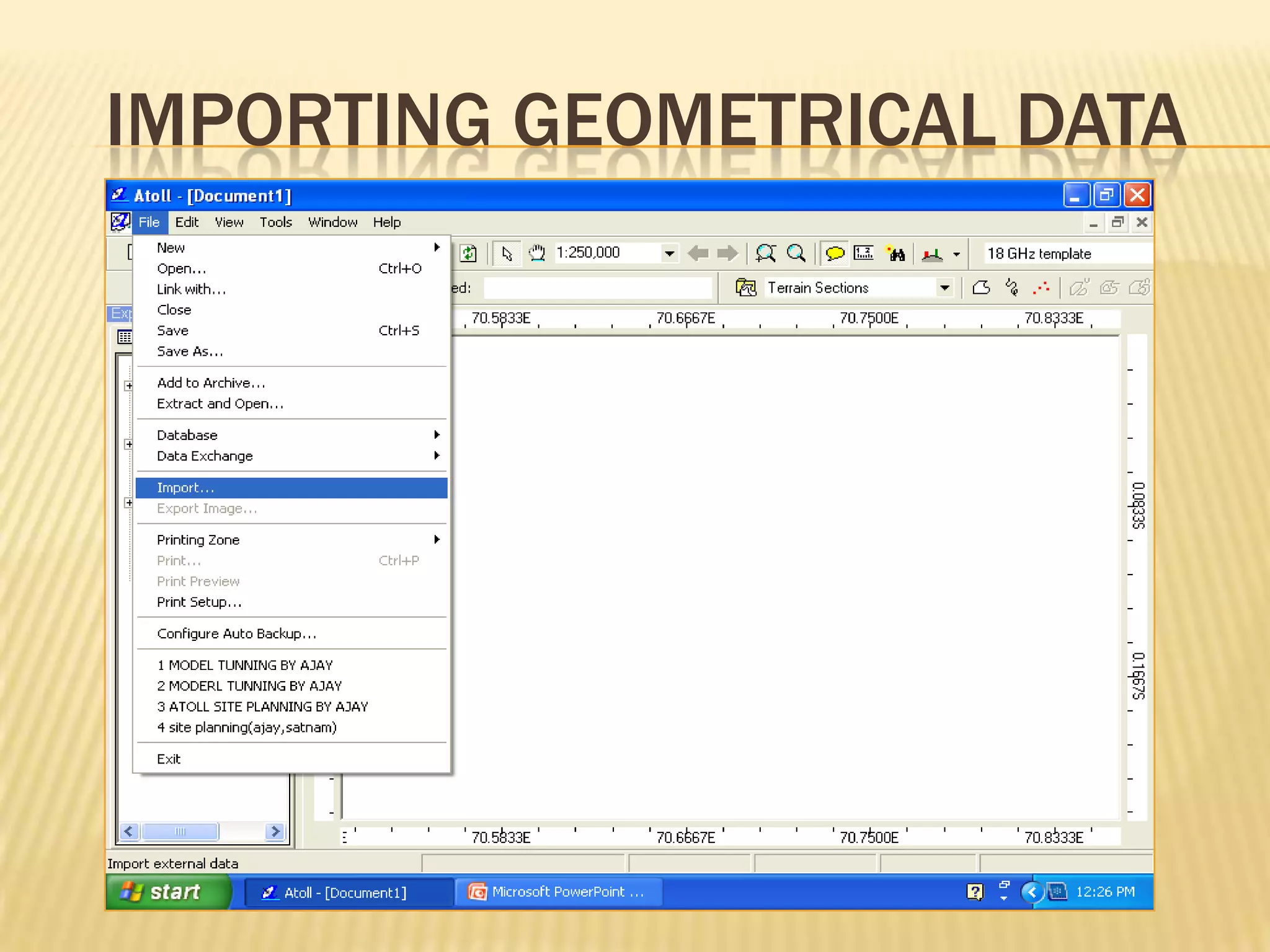 Network planning and optimization using atoll | PPTX