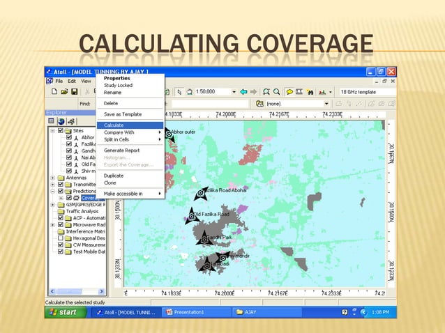 Network planning and optimization using atoll | PPTX