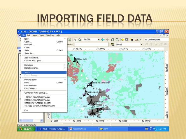 Network planning and optimization using atoll | PPTX