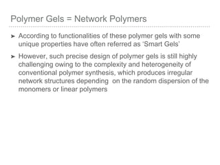 Network polymers derived from the integration of flexible organic ...