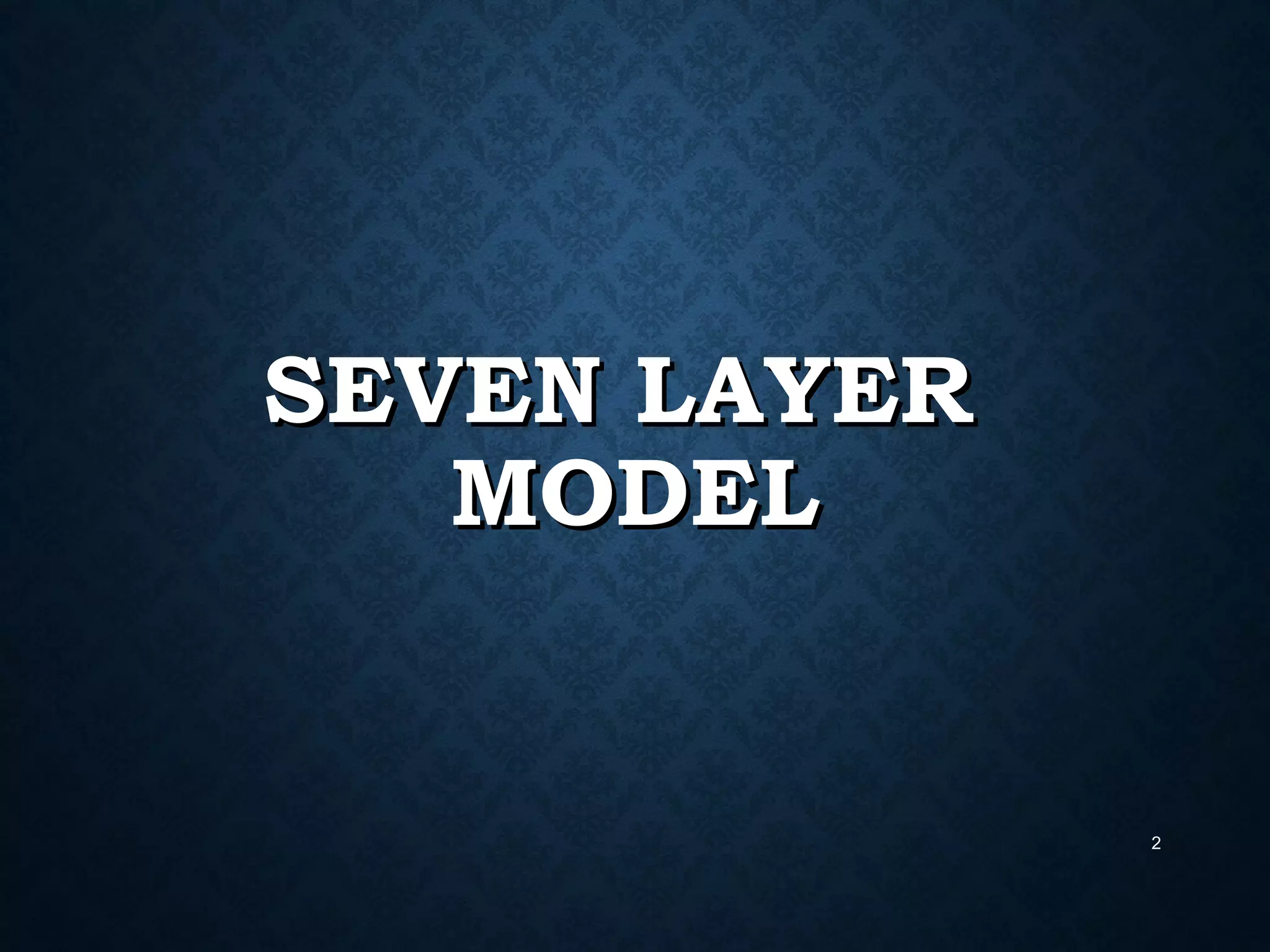 OSI 7 Layer Model | PPT