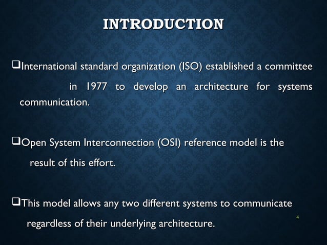 OSI 7 Layer Model | PPT