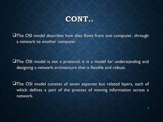 OSI 7 Layer Model | PPT
