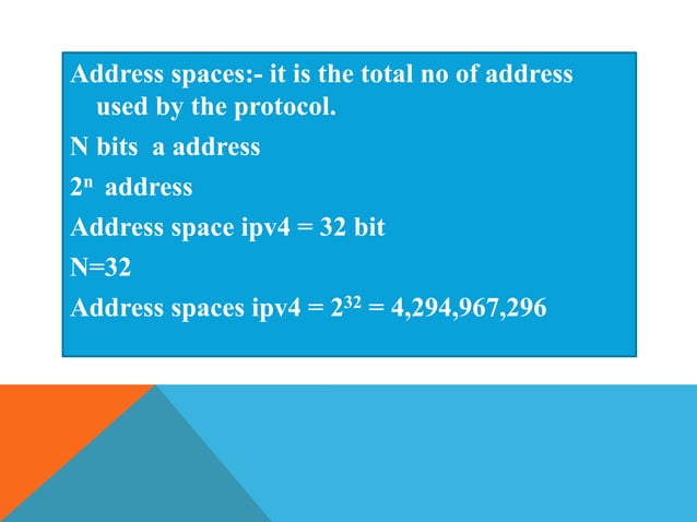 Network layer,ipv4, Classful Addressing,notations, Classless addressing,classful and classless ...