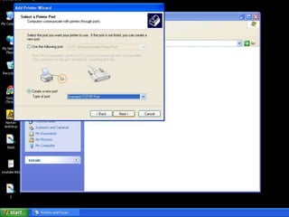 Network printer configuration | PPTX