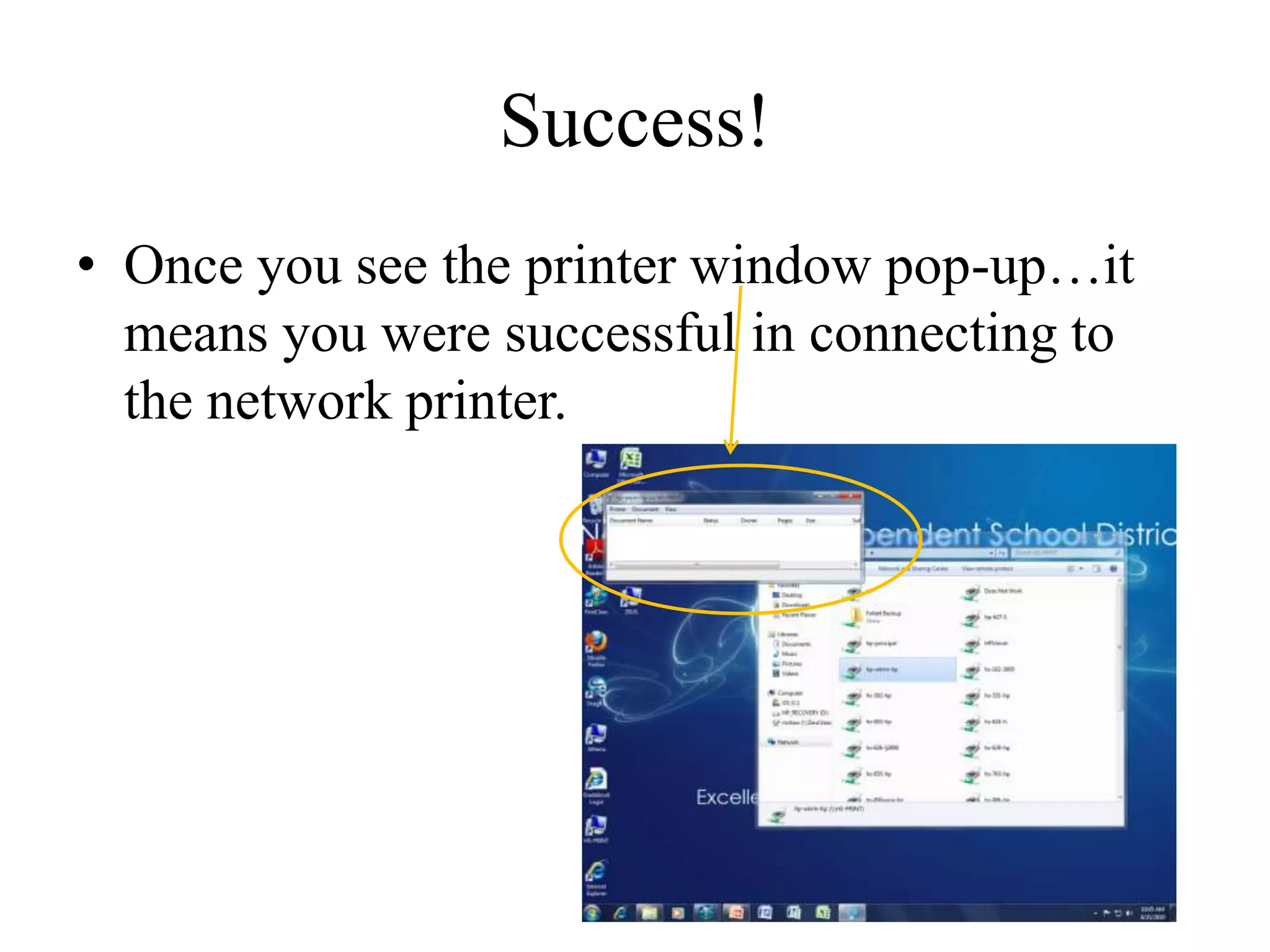 Network printer connection by Miriam Shaw | PPT