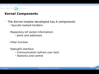 Network processing by pid | PPT