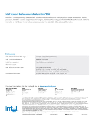 IXP 23XX Network processor | PDF