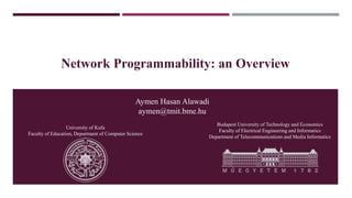 Network programmability: an Overview | PPTX | Computer Networking | Computing