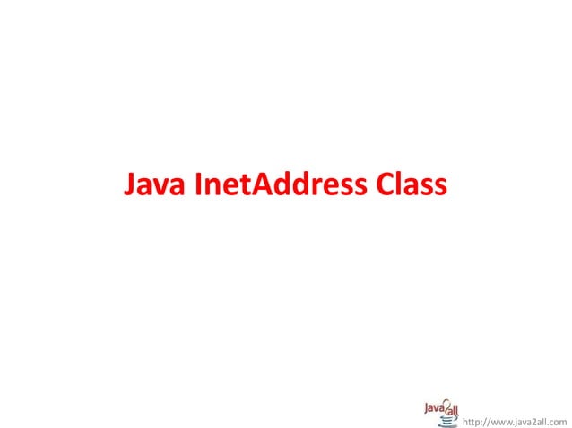 Network programming in java - PPT | PPTX
