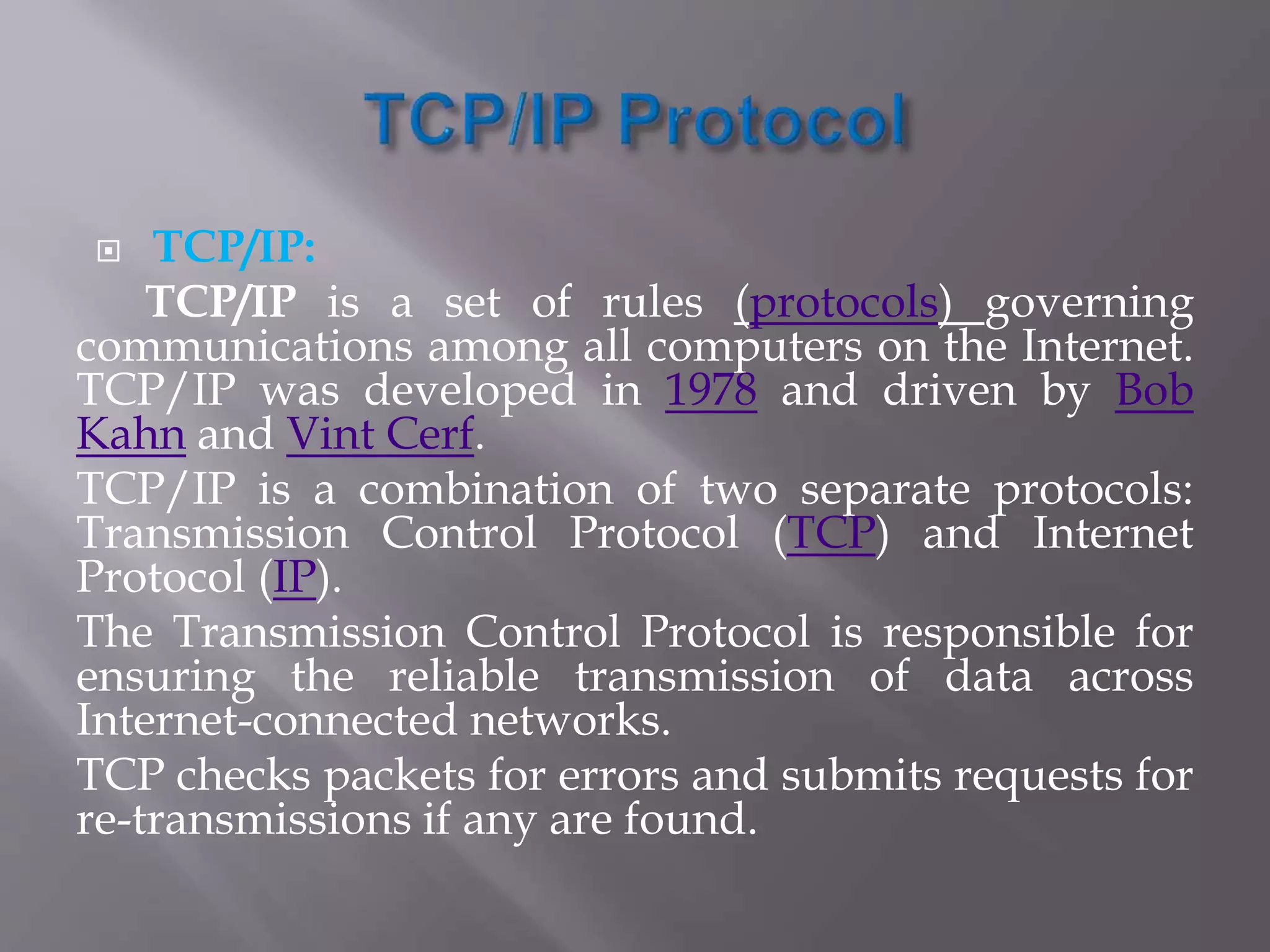 Network protocals | PPTX