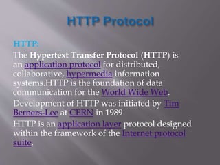 Network protocals | PPTX