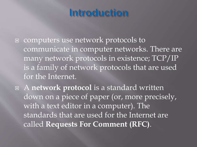 Network protocals | PPTX | Computer Networking | Computing