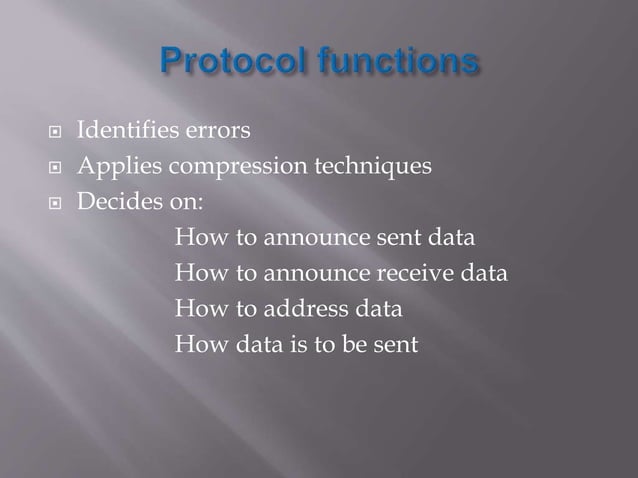 Network protocals | PPTX | Computer Networking | Computing