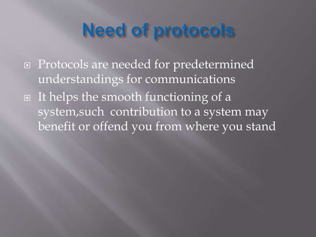 Network protocals | PPTX | Computer Networking | Computing