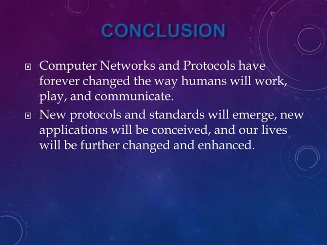 Protocols of network in computer science | PPT