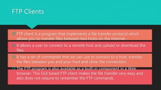 File Transfer Protocol - FTP | PPTX