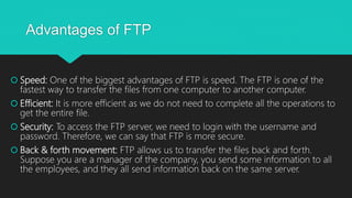 File Transfer Protocol - FTP | PPTX