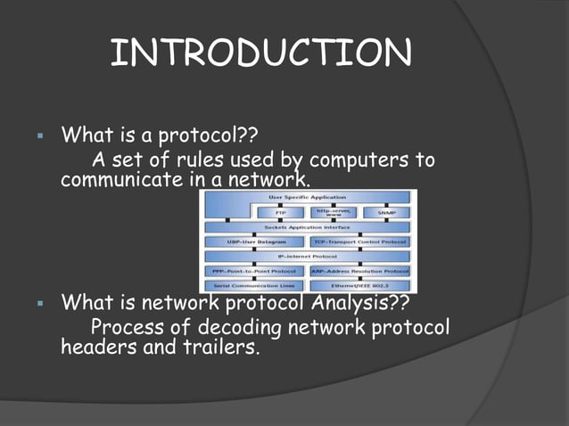 Network Protocol Analysis | PPTX