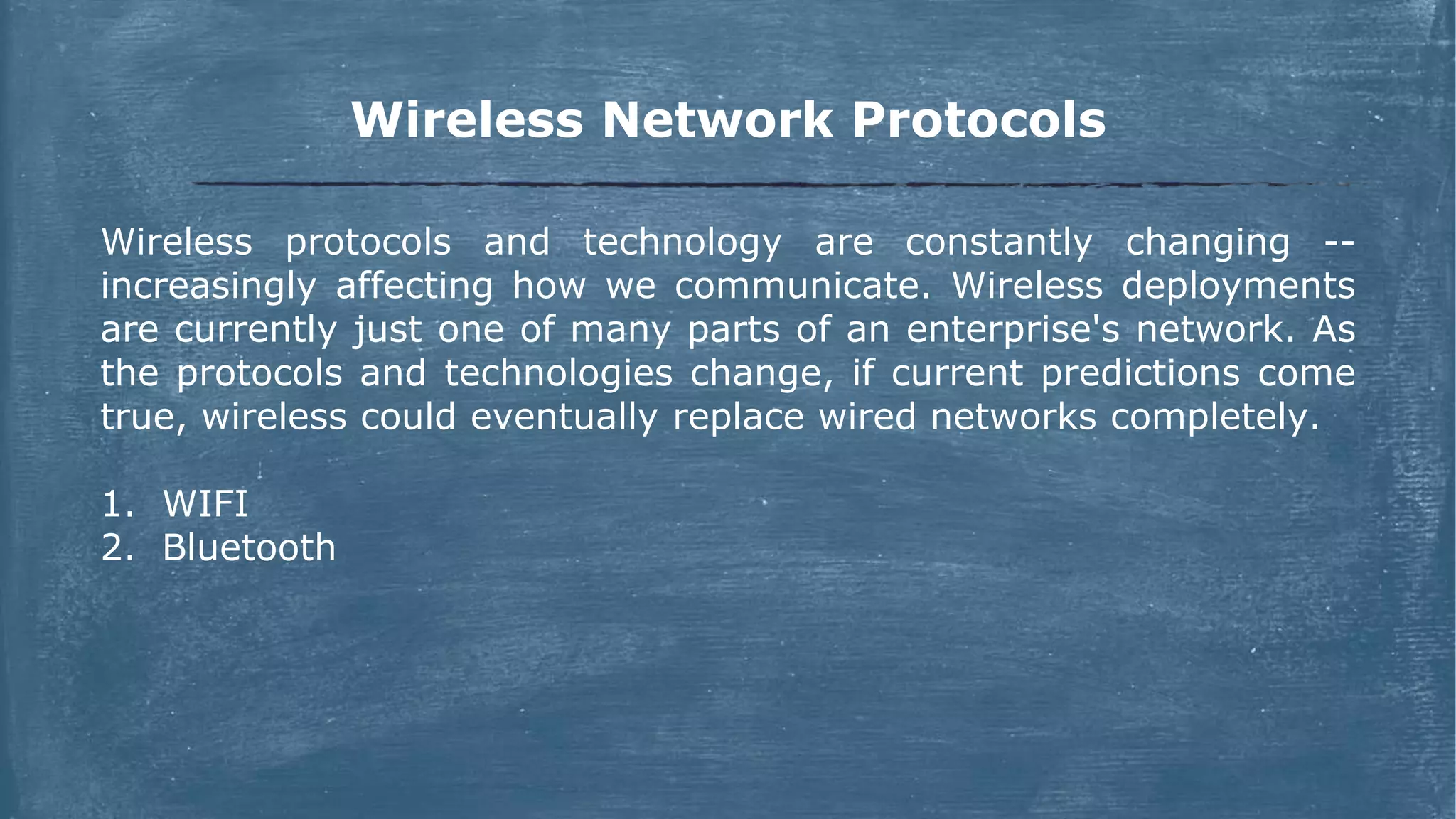 Network protocols | PPT